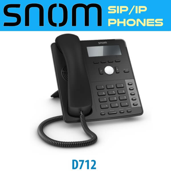 SNOM D120 IP Phone with 2 SIP lines and Power over Ethernet